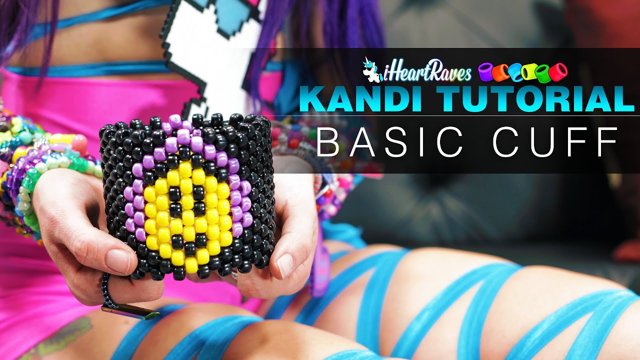 Kandi Tutorial | Basic Cuff [iHeartRaves.com]
