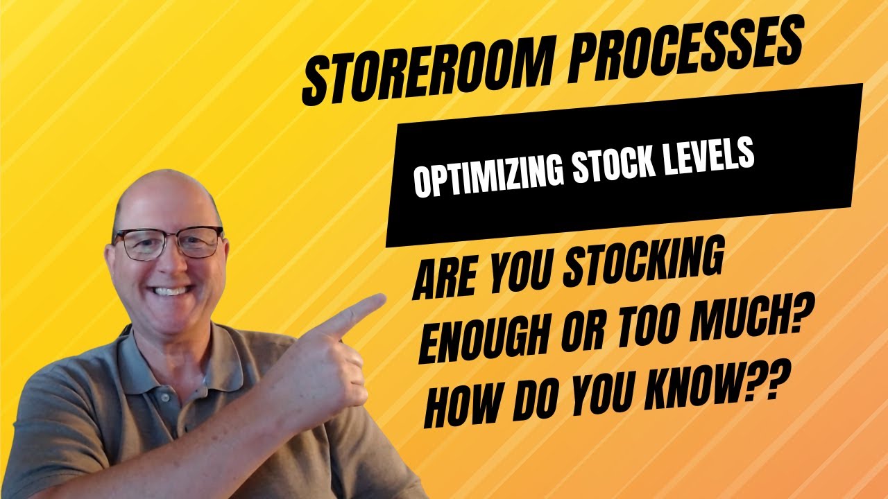 Optimizing Stock Levels - Maintenance Innovators