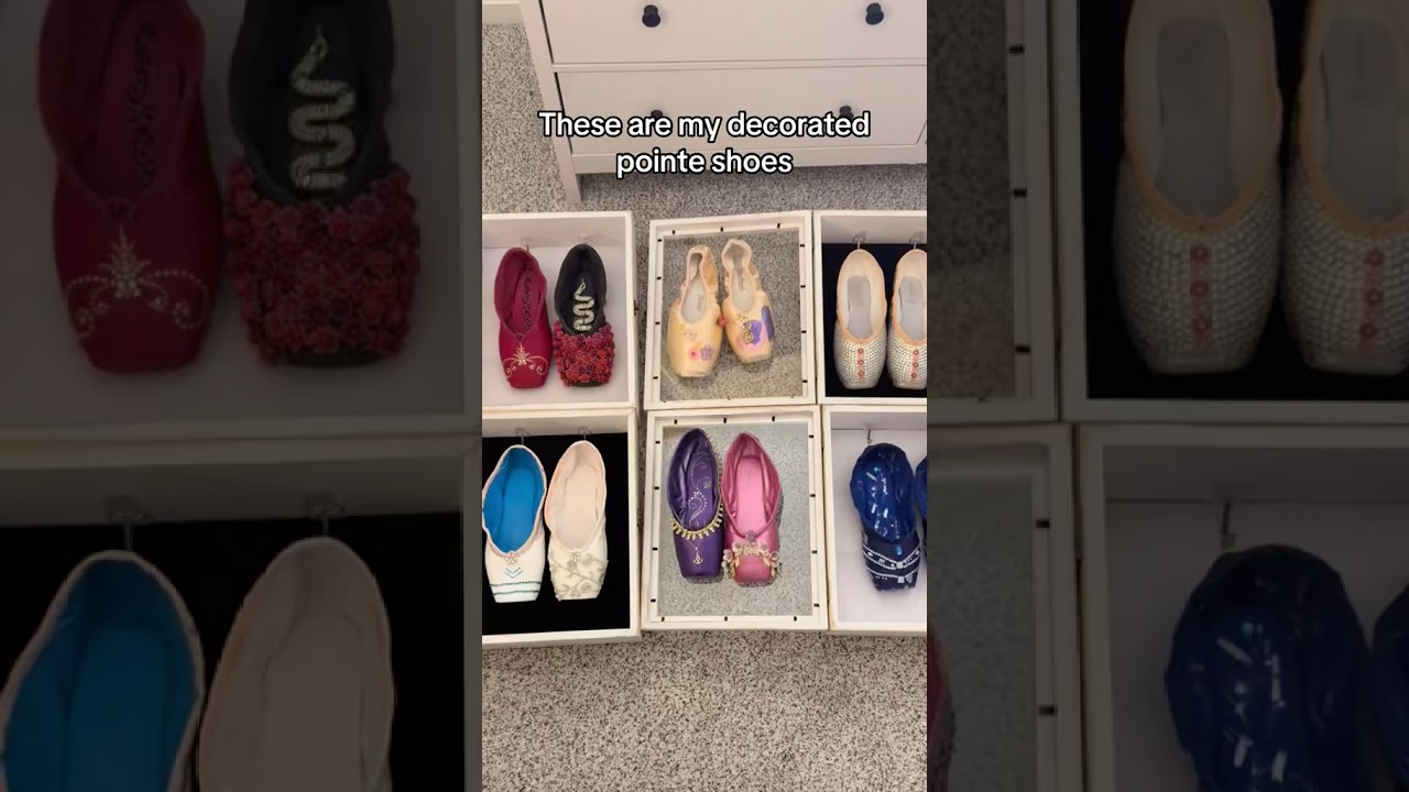 My Decorated Pointe Shoes