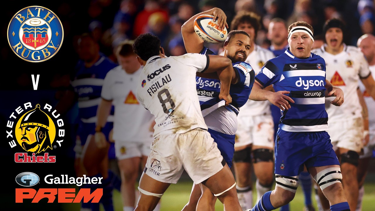 PREM Rugby | Highlights: Bath Rugby v Exeter Chiefs - Round 9
