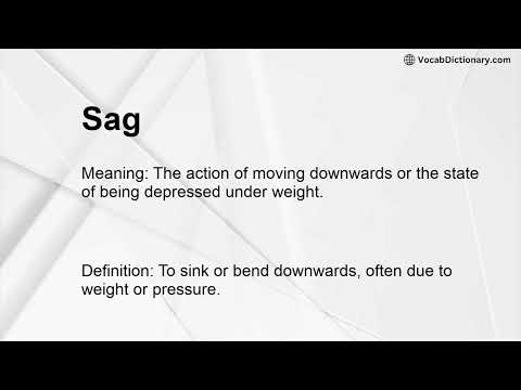 Sag Meaning
