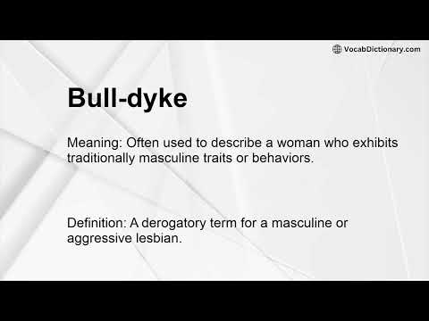 Bull-dyke Meaning