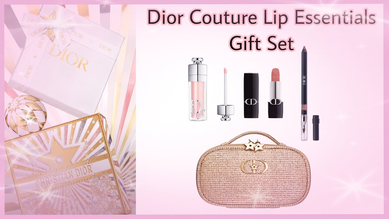 Dior Couture Lip Essentials Gift Set  Christmas Collection | 2025 Unboxing! ✩