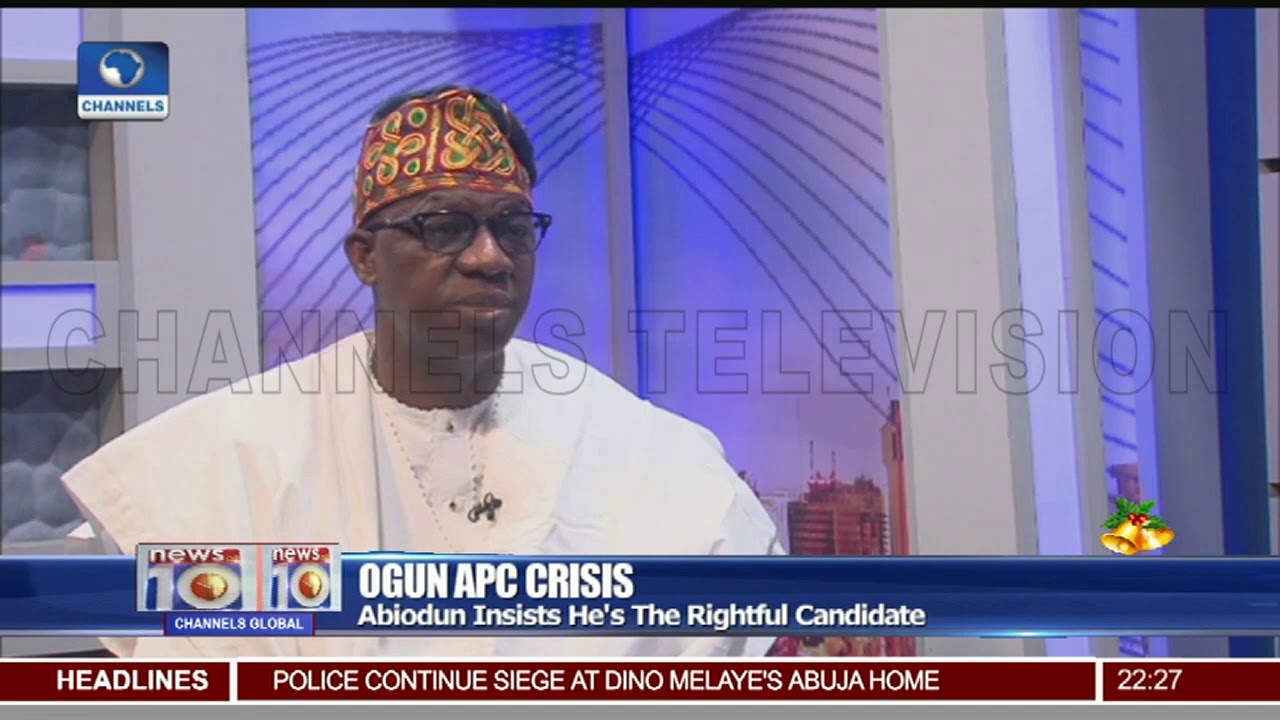 Ogun APC Candidate, Abiodun Says He's Willing To Reconcile With Amosun