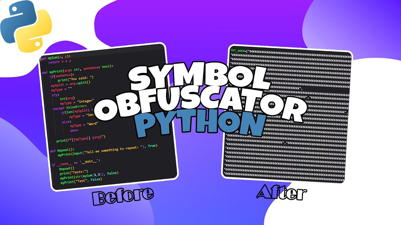 Symbol Obfuscator Python Edition | Python 