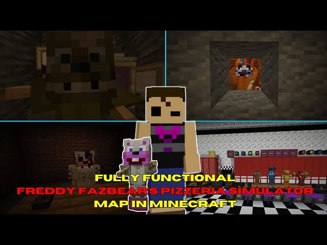 Fully Functional FNAF 6 In minecraft Minecraft Map