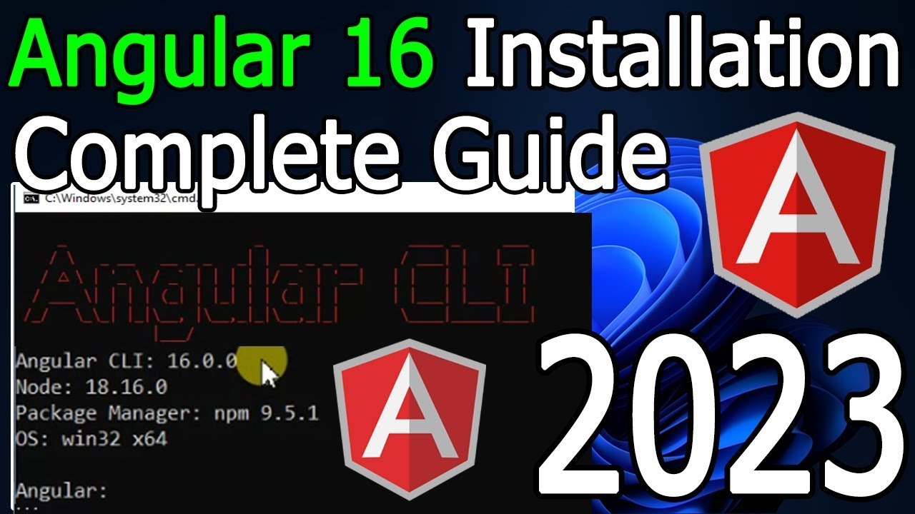 Angular 16 installation step @Angular #angular