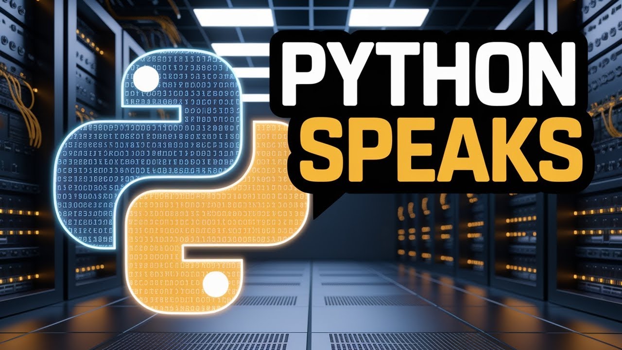 Convert Text to Speech in Python | Beginner-Friendly Tutorial using pyttsx3