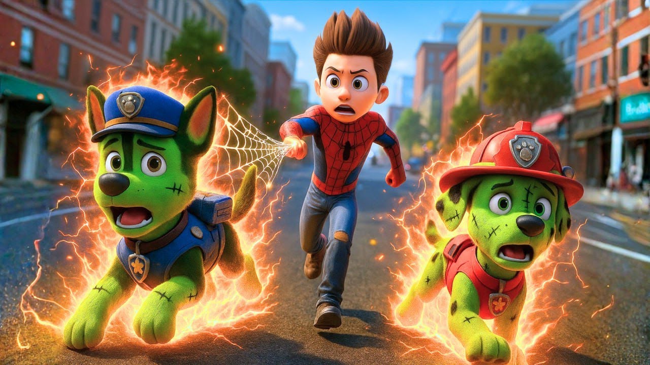 Paw Patrol Ultimate Rescue | CHASE AND MARSHALL , What Happened Next?! Very Funny Story | Rainbow 3