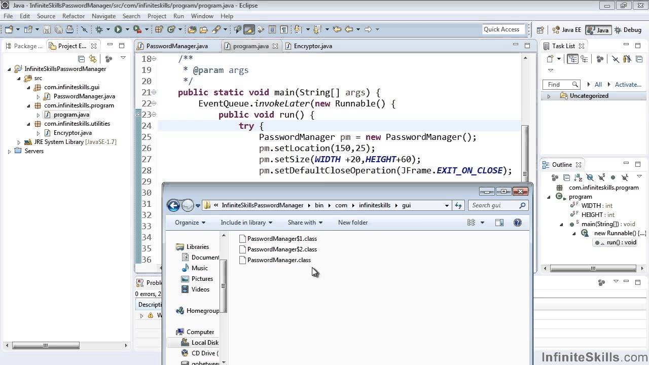 Eclipse Java IDE Tutorial | Project Folder Structure