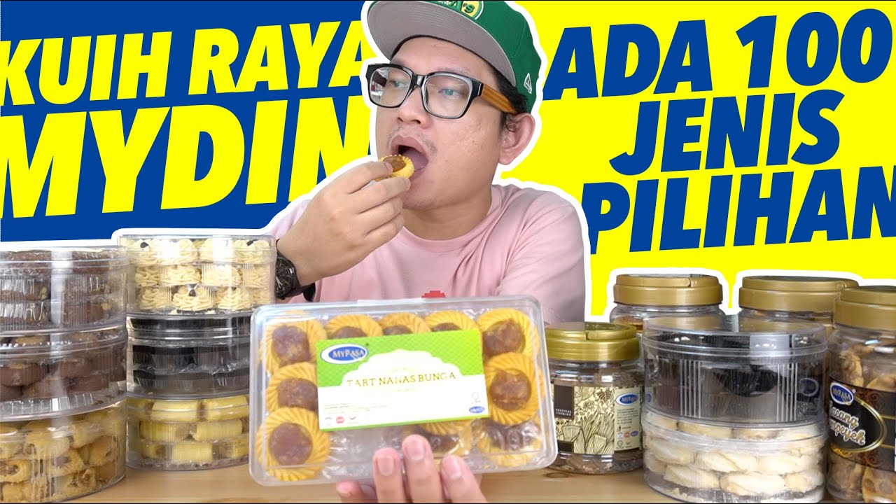 Aku Cuba 13 Jenis Kuih Raya Dari Mydin : Sedap Ke?
