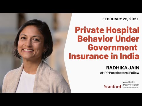 Private Hospital Behavior Under Government Insurance in India | Radhika Jain