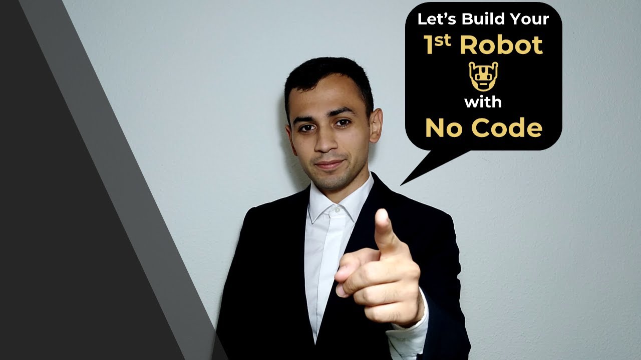Build Your 1st Robot with No Code! #nocode