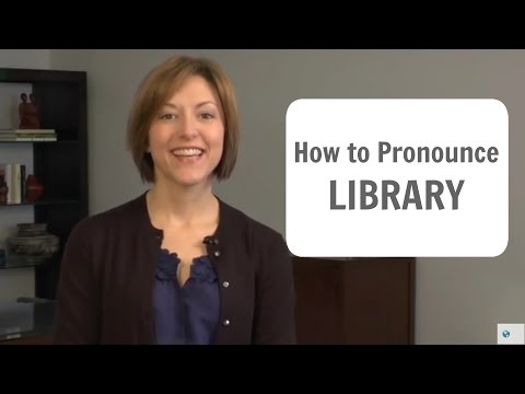 Learn to pronounce LIBRARY - American English Pronunciation Lesson #learnenglish