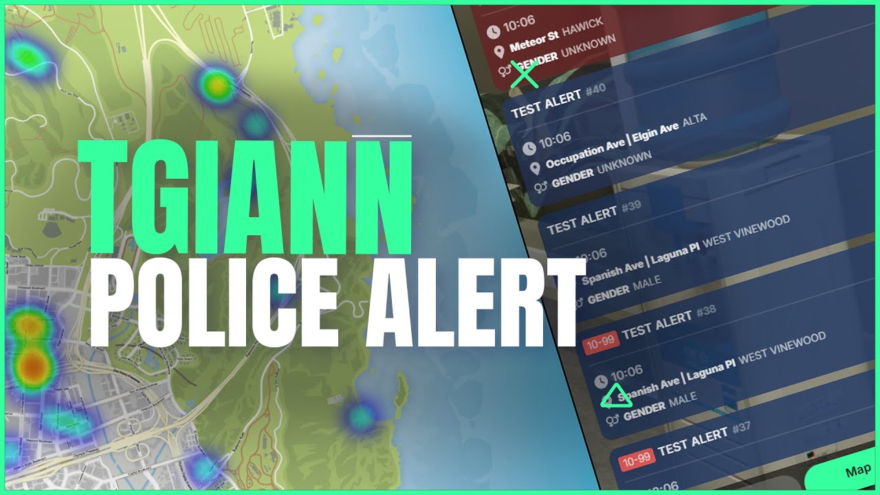 FiveM TGIANN Police Alert & Dispatch