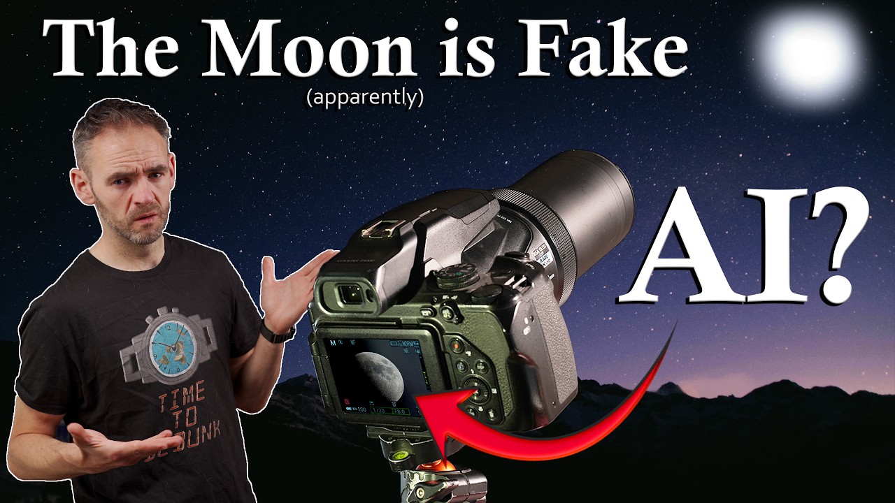 Cameras AI generate the Moon?