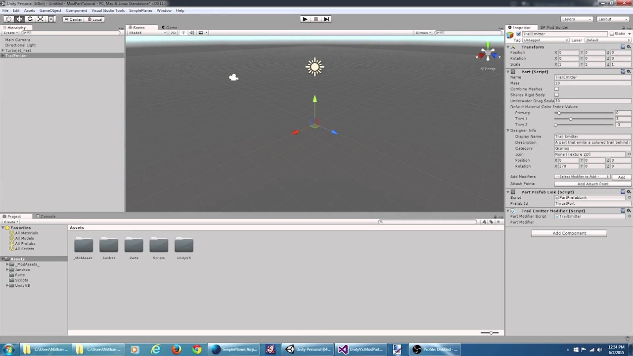SimplePlanes Modding - Custom Parts - Part 2