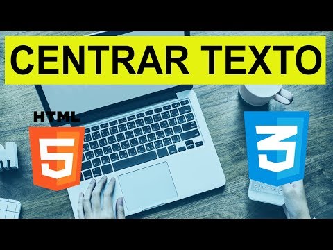 como centrar texto con html y css | Tecnología