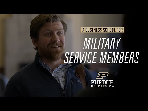 Business Degree for Military Service Members | Purdue University