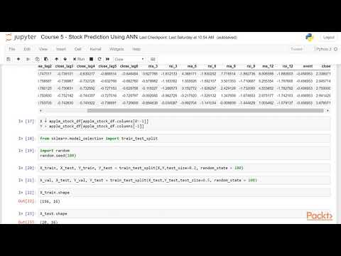 Learn Machine Learning for Finance Data for Ingestion into the Neural Network | packtpub com ...