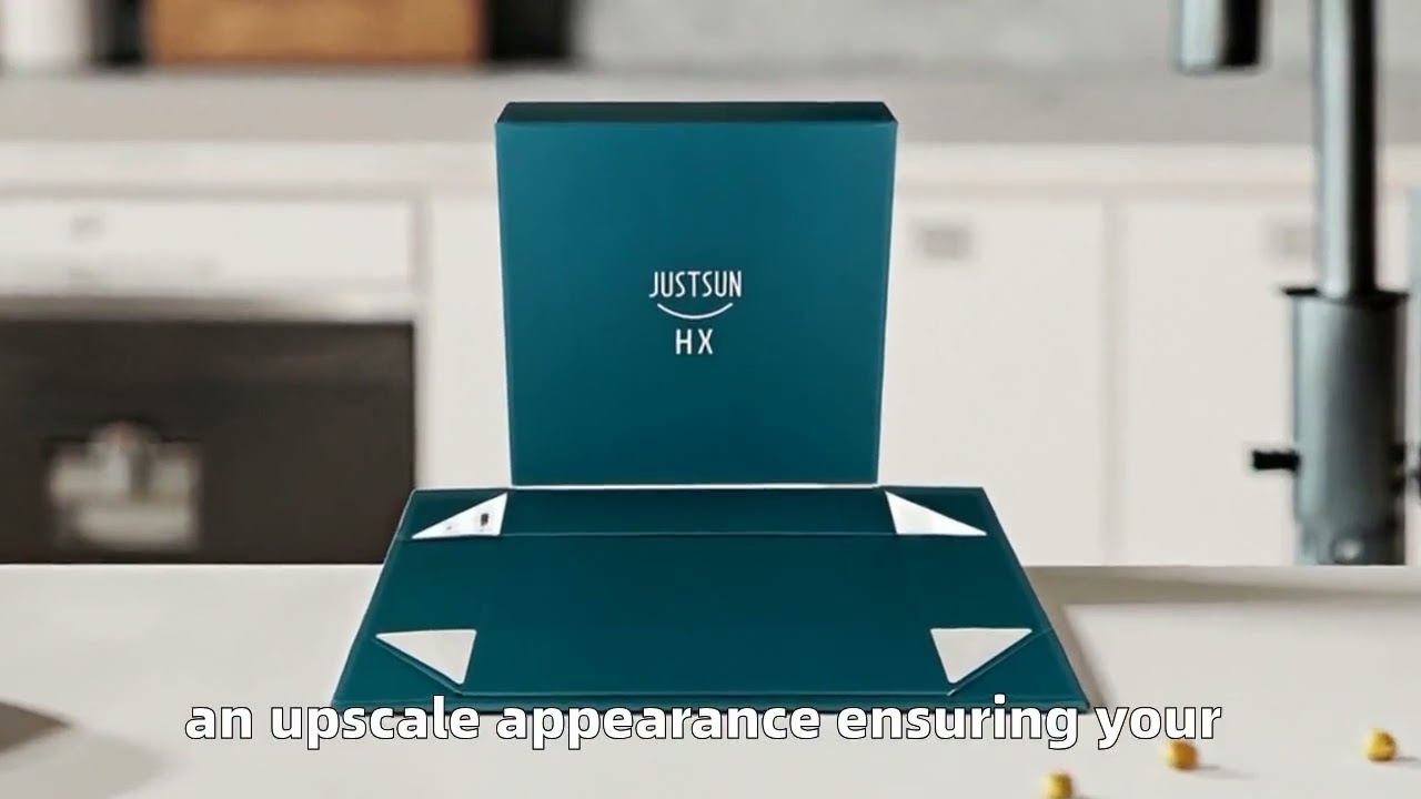 Custom Folding Magnetic box with spot UV logo