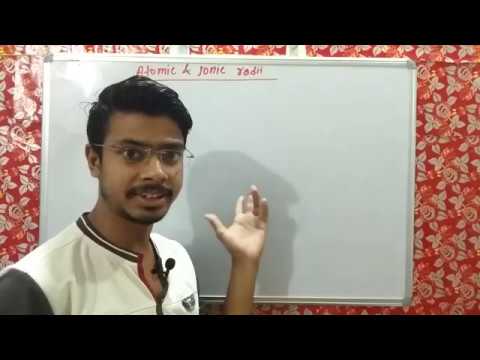 Tricks to find out atomic & ionic radii