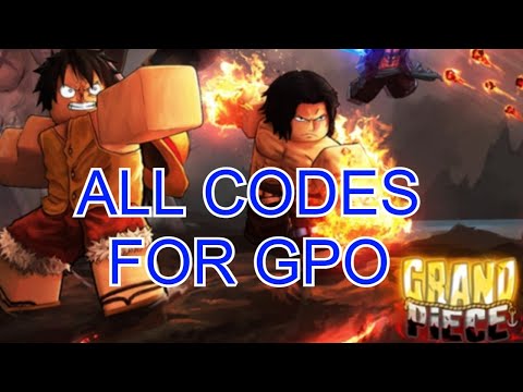 ALL GPO CODES IN UPDATE 2!!!! New Df notifyer when? (Grand piece online) *Expired*