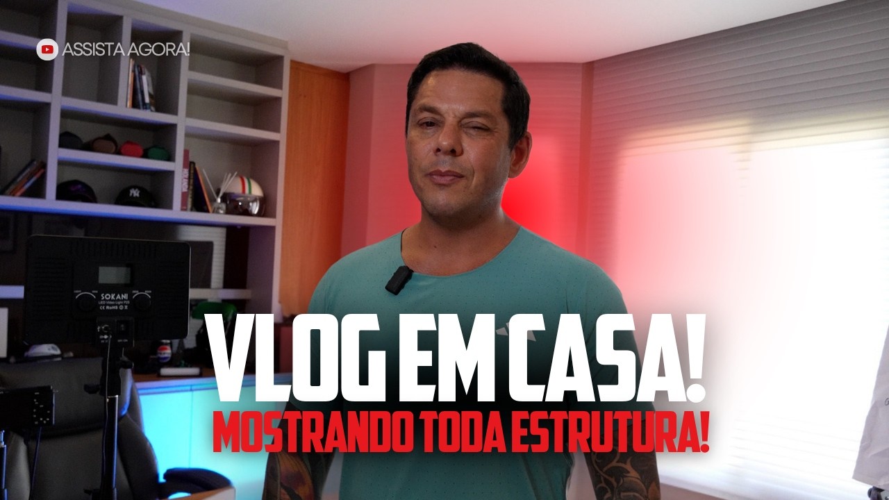 VLOG EM CASA - MOSTRANDO MINHA ESTRUTURA!