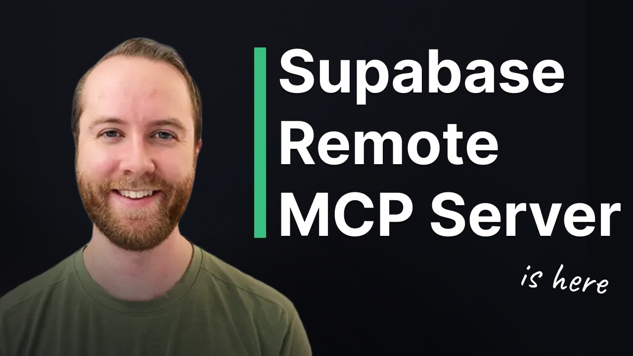 Supabase Remote MCP Server Makes It Easier Than Ever to Build Your Apps With AI