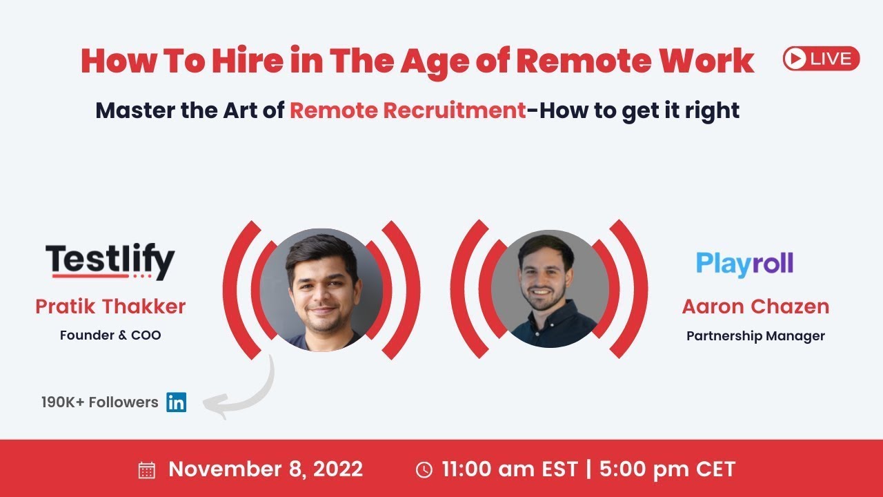 How To Hire in The Age of Remote Work