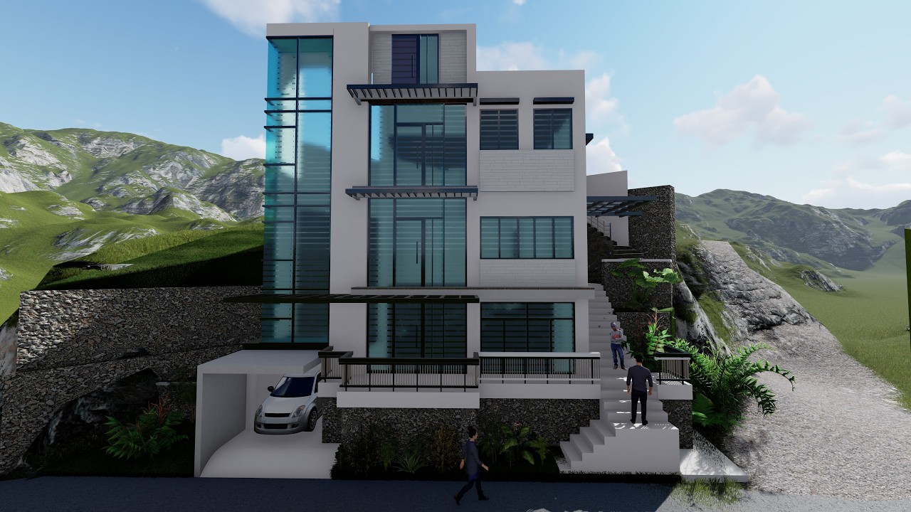 Atos Haus EXTERIOR studies - Scheme 01