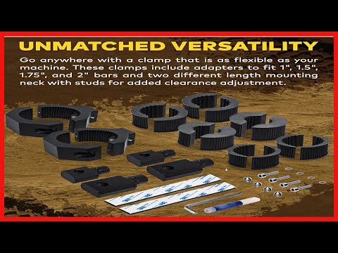 Off Road ATV UTV Light Bar Mounts Mounting Bracket Bar Clamp Kits 11 51 752 Inch 360 Degre