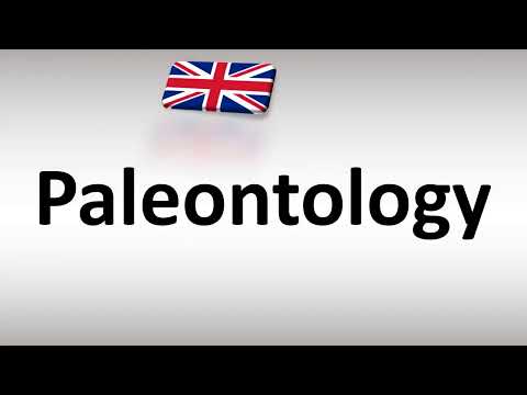 How to Pronounce Paleontology in British English (UK)