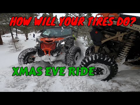 MAXXIS CARNIVORE vs MAXXIS LIBERTY in the SNOW! And yes, my SUPER ATV WARRIORS COMPETE! #x3 #maxxis