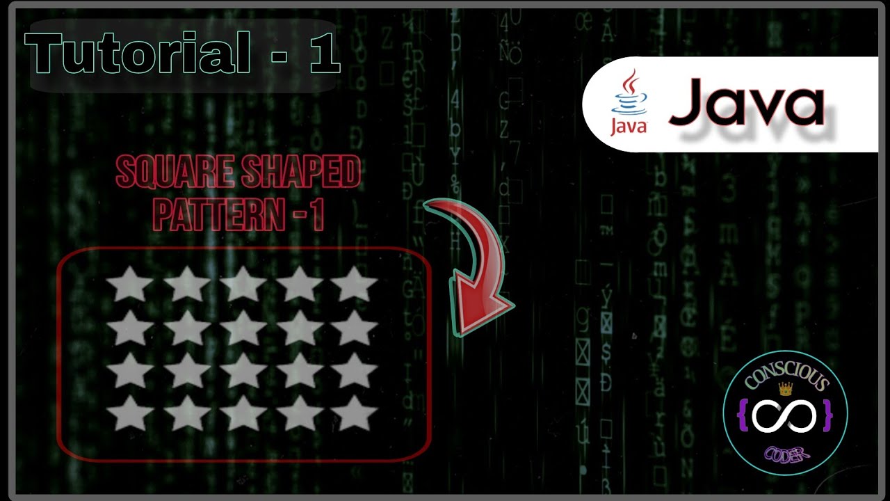 Java pattern tutorial | pattern-1 | Conscious Coder