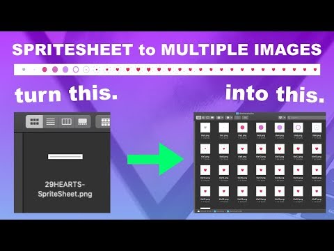 Cut SpriteSheet Into Separate PNG Images In 4 Minutes.