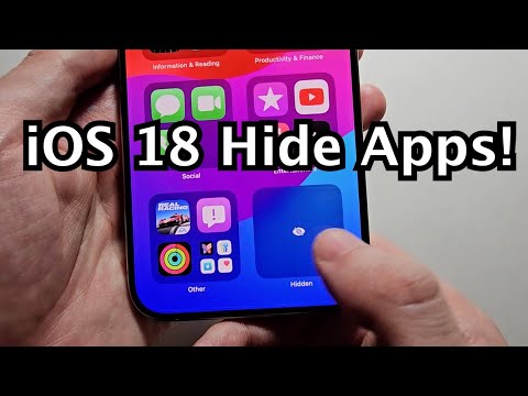 iOS 18 How to Hide Apps & Find Hidden Folder! - iPhone