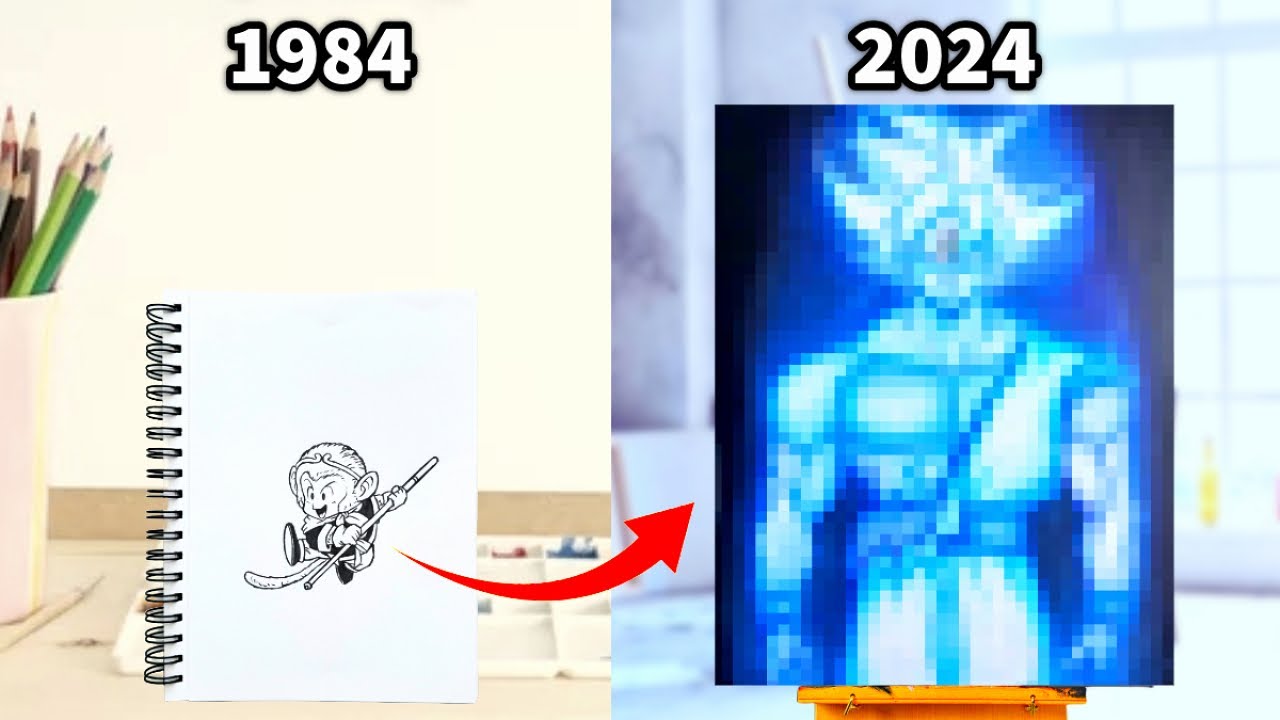 Pinté Todas las 27 Formas de Goku