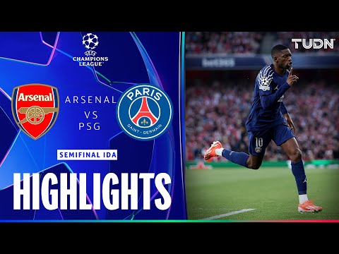 HIGHLIGHTS - Arsenal vs PSG | UEFA Champions League - Semifinal Ida | TUDN