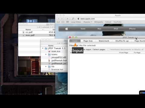 แทรกข้อความในPDFทีเดียวหลายหน้าฟรีบนMac
