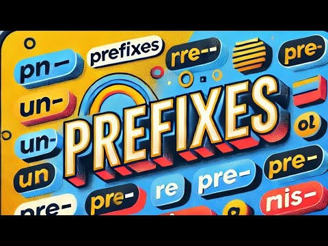 Introduction to the word Prefixes.