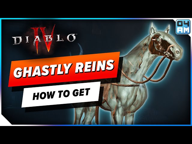 How to get the Spectral Charger Ghost Mount in Diablo 4
