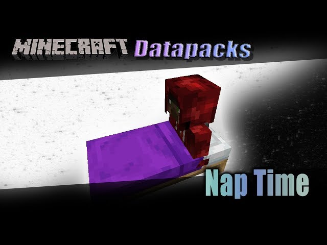 SLEEP DURING THE DAY! | Nap Time Data Pack 1.14+ Minecraft Data Pack