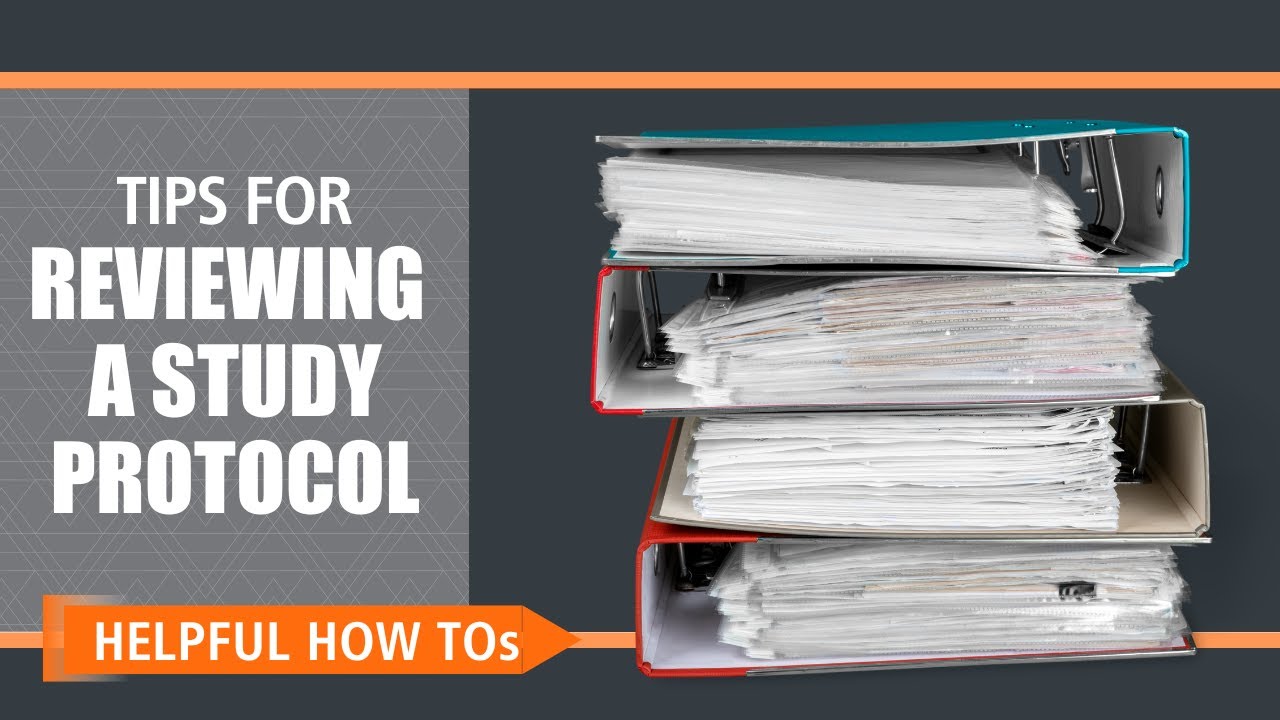 Tips for Reviewing a Study Protocol