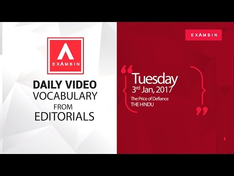 Vocabulary Episode 24 | Defiance, Predicament, Inevitable, Sway | THE HINDU Editorial Words