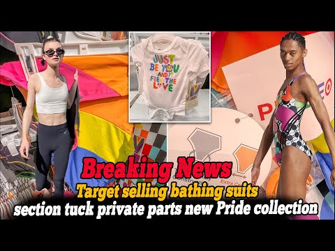 Target is slammed for selling women's bathing suits with a section to 'tuck' private parts in its...