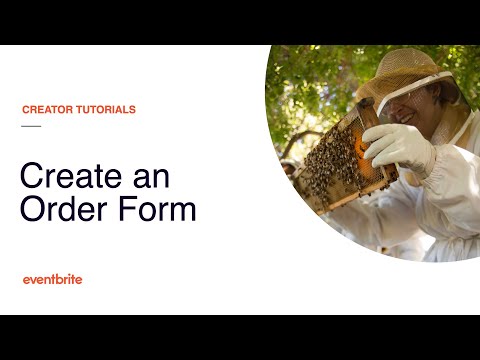 How to Customize Your Online Order Form for Your Event Registrations