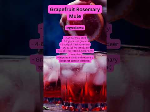 grapefruit rosemary mule #grapefruits #rosemary #mule #cocktail #shorts #Recipesdelights-bw8eo
