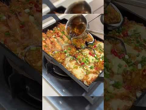 Spicy Boiled Fish Slices + Seafood Small Pot, also made two steamed dishes
