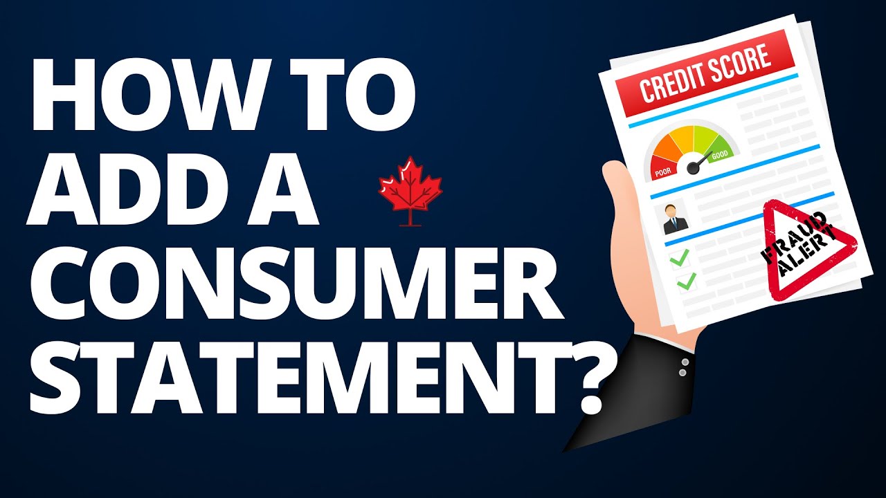 How to add a Consumer Statement on Credit Report